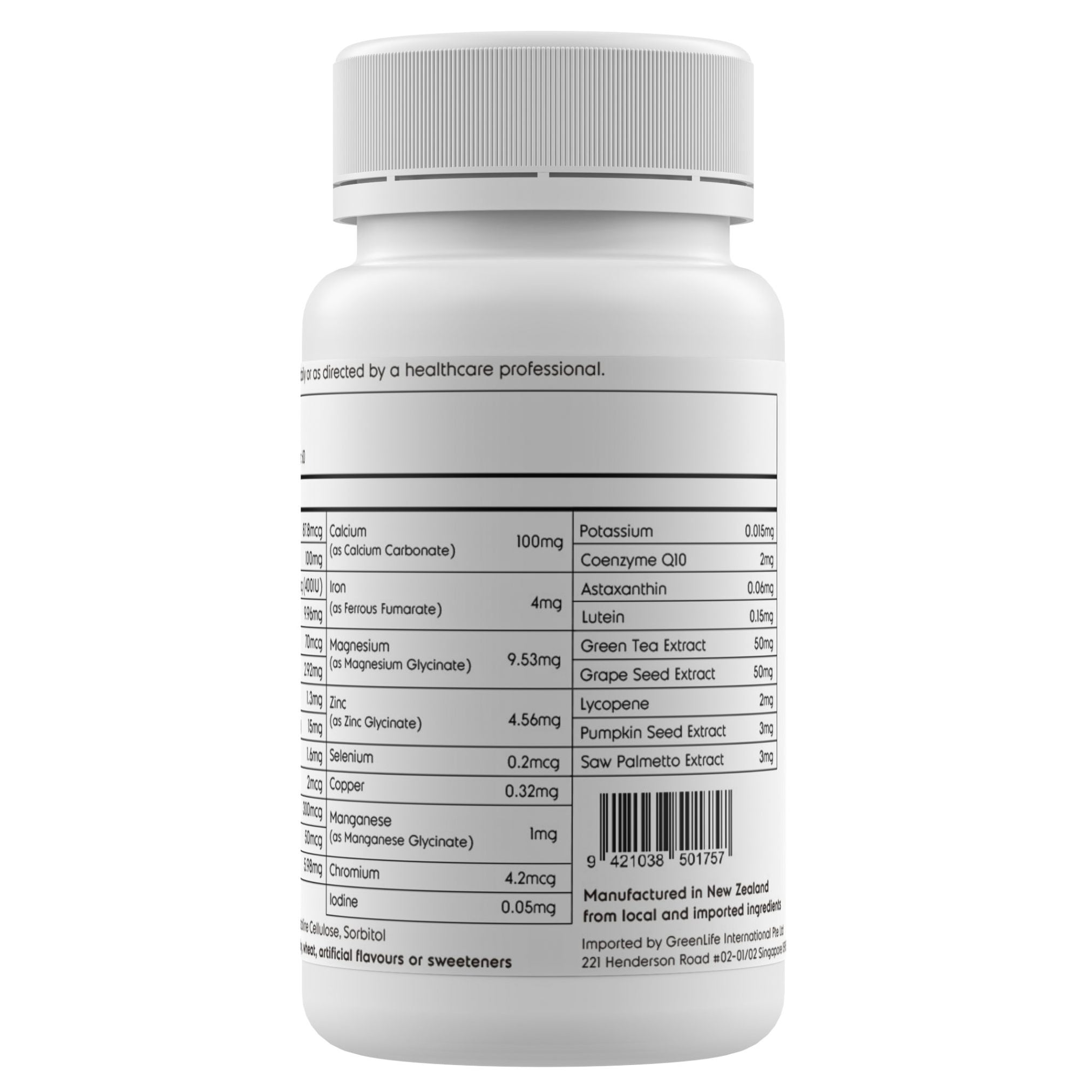Vitamax Men Multivitamins 60 Tablets — GreenLife Singapore