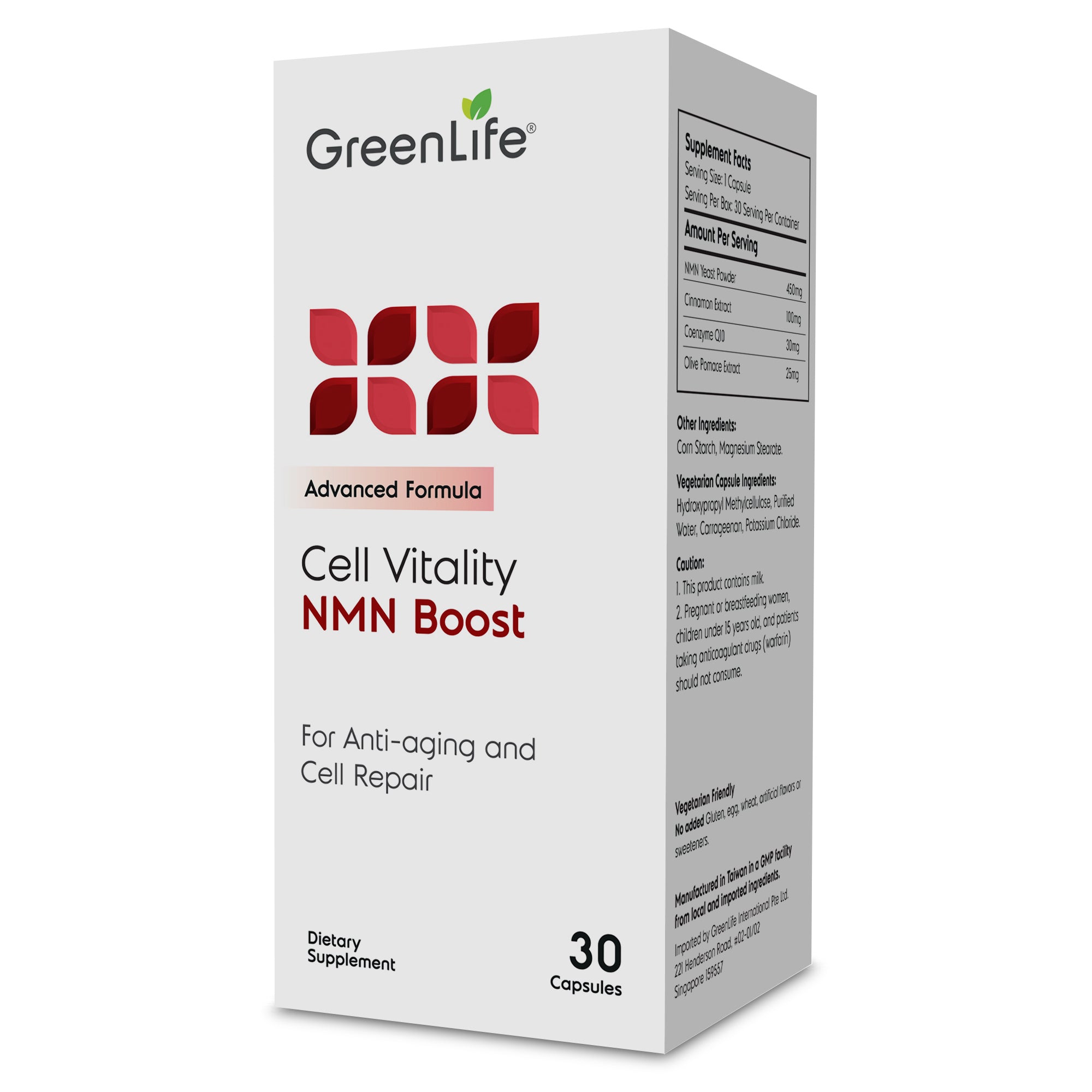 Cell Vitality NMN Boost: For Anti-aging and Cell Repair — GreenLife Singapore