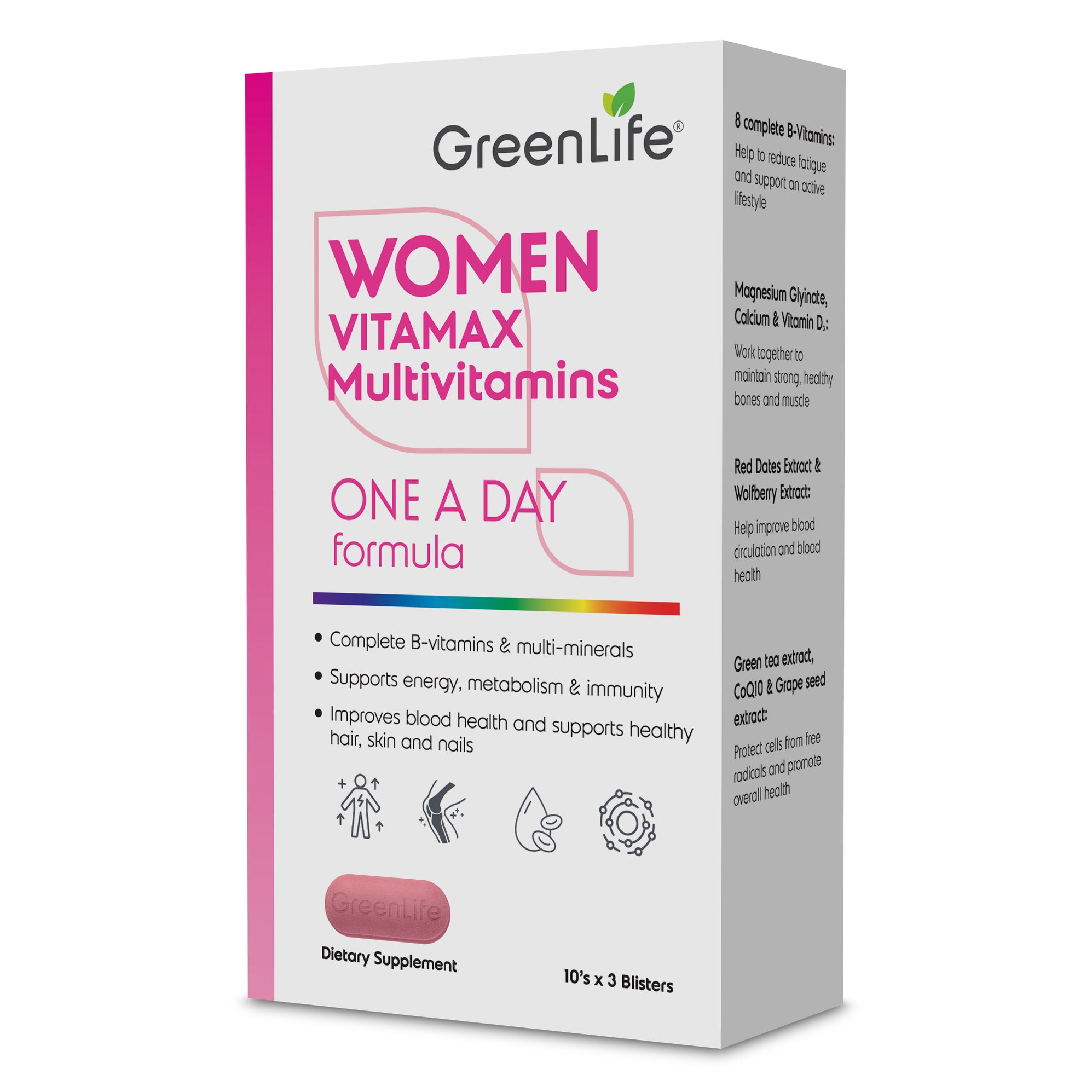 Vitamax Women Multivitamins 60 Tablets — GreenLife Singapore